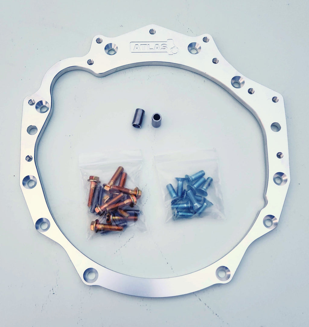 Atlas 4, 5 & 6 Cyl (2800-4200) to SBC, LS and BOP Bellhousing Adapter ...