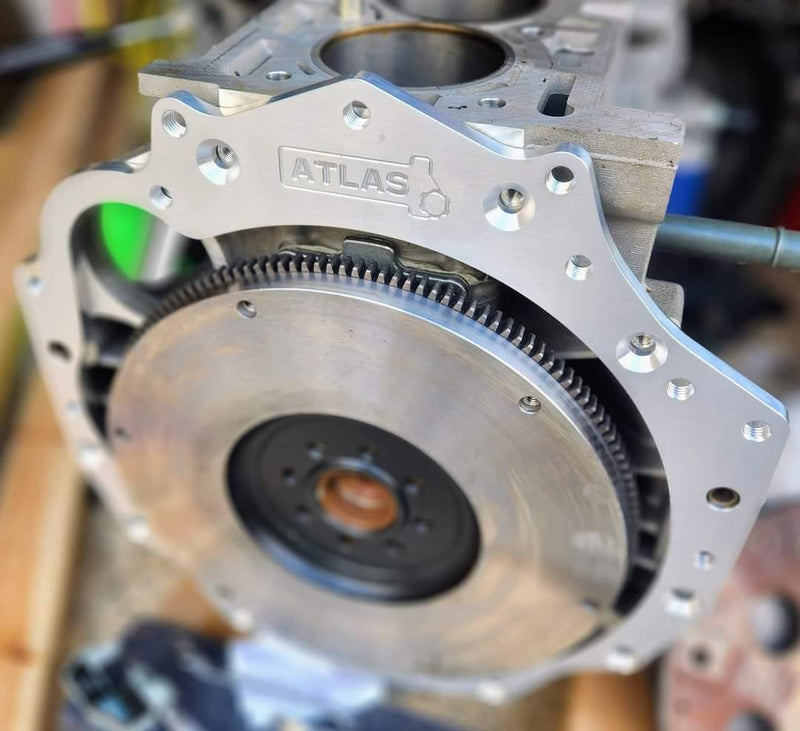Atlas 4, 5 & 6 Cyl (2800-4200) to SBC, LS and BOP Bellhousing Adapter ...