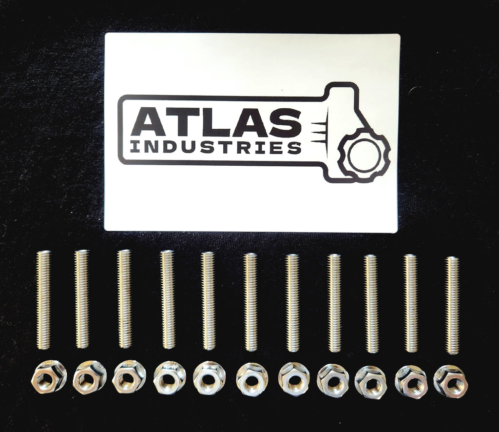 Stainless Exhaust Stud Kit: 4/5/6 Cyl. Exhaust Manifold/Header – Atlas ...
